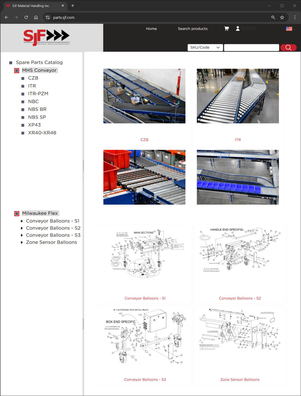 Ordering Conveyor Parts Just Got Even Easier - SJF Material Handling Blog