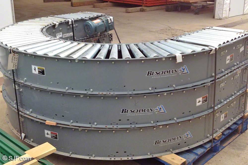 Power Belt & Roller Conveyor Curves (New & Used) | SJF.com