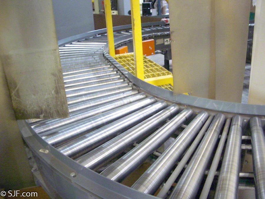 Power Belt & Roller Conveyor Curves (New & Used) | SJF.com