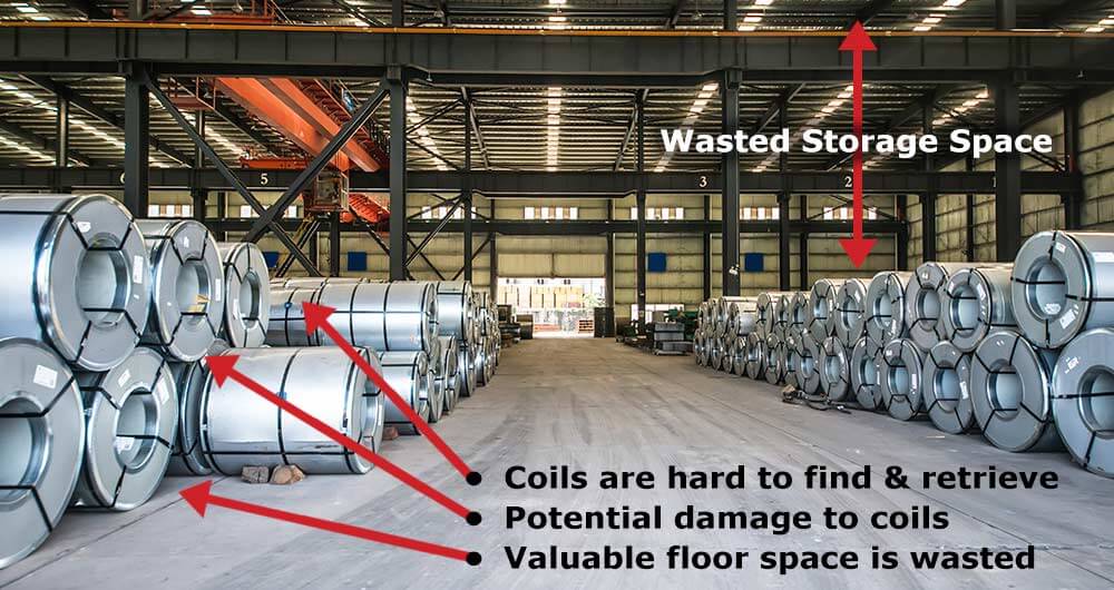 Steel Coil Racks & Coil Storage Racking Systems for Sale