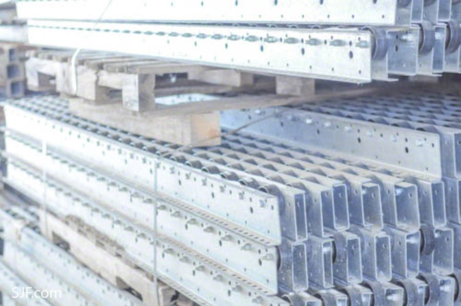 Single Inline Poly Wheel flow rail