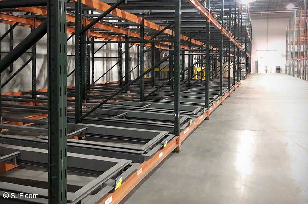 Push Back Racking - Push Back Pallet Rack For Sale Near Me